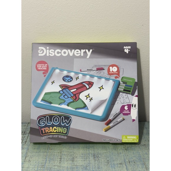 Discovery | Toys | Discovery Glow Tracing Light Up Art Tablet Ages 4 ...